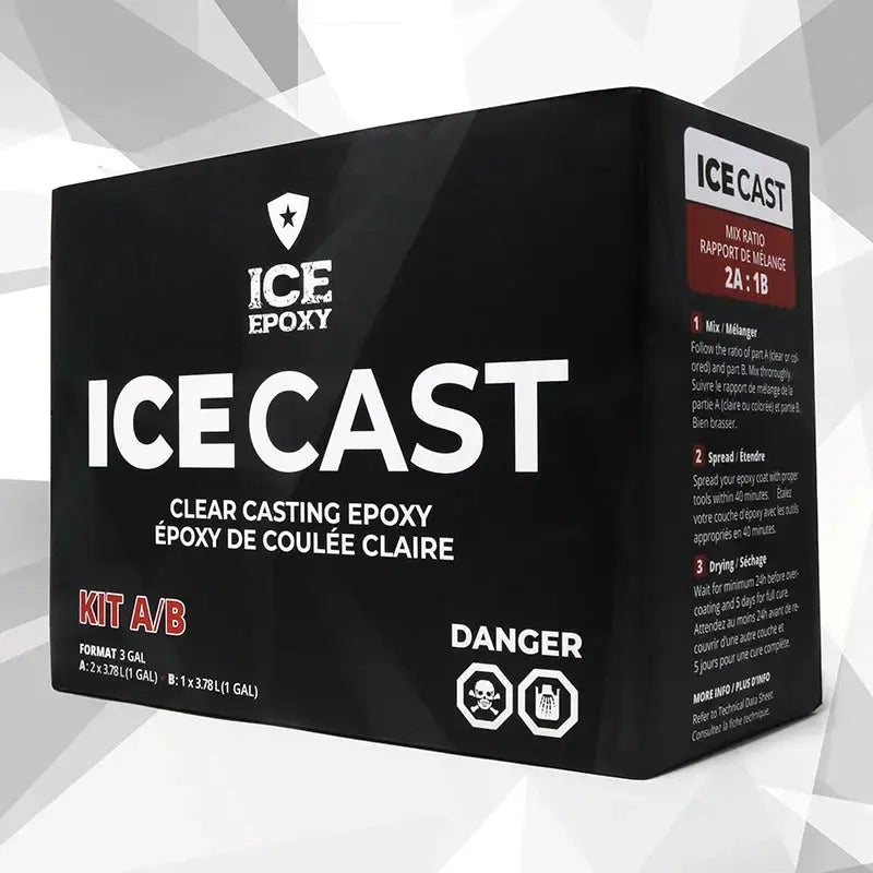 ICE-CAST Deep Pour Crystal Epoxy | #1 Choice of Woodworker – Ice Epoxy