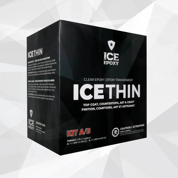 ICE-THIN Flood Coat Crystal Epoxy | #1 Choice of Woodworkers – Ice Epoxy